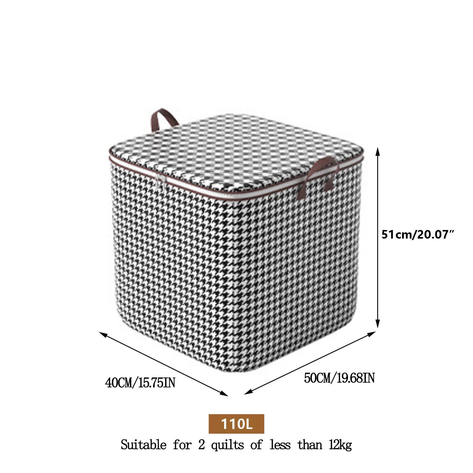 Needhep Bin With Lid Storage Boxes With Pu Leather Plastic ...