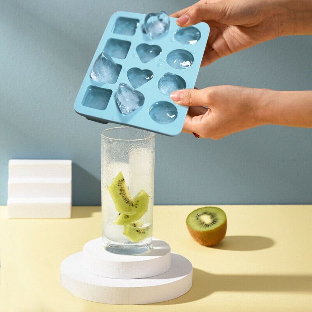 Needhep Circle Ice Cube Tray for Chilling DrinksLong Ice Cube Mold, Ice ...