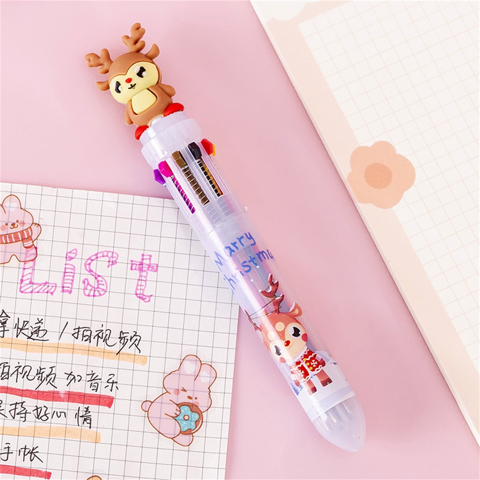 Needhep Colorful Gel Pens Assorted Medium Point Quick Dry Thick Writing ...