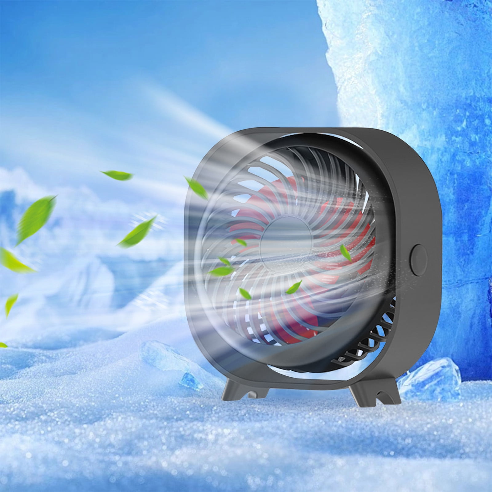 Needhep Foldable Desk Fan,Battery Powered Fan, Small Fan Portable ...