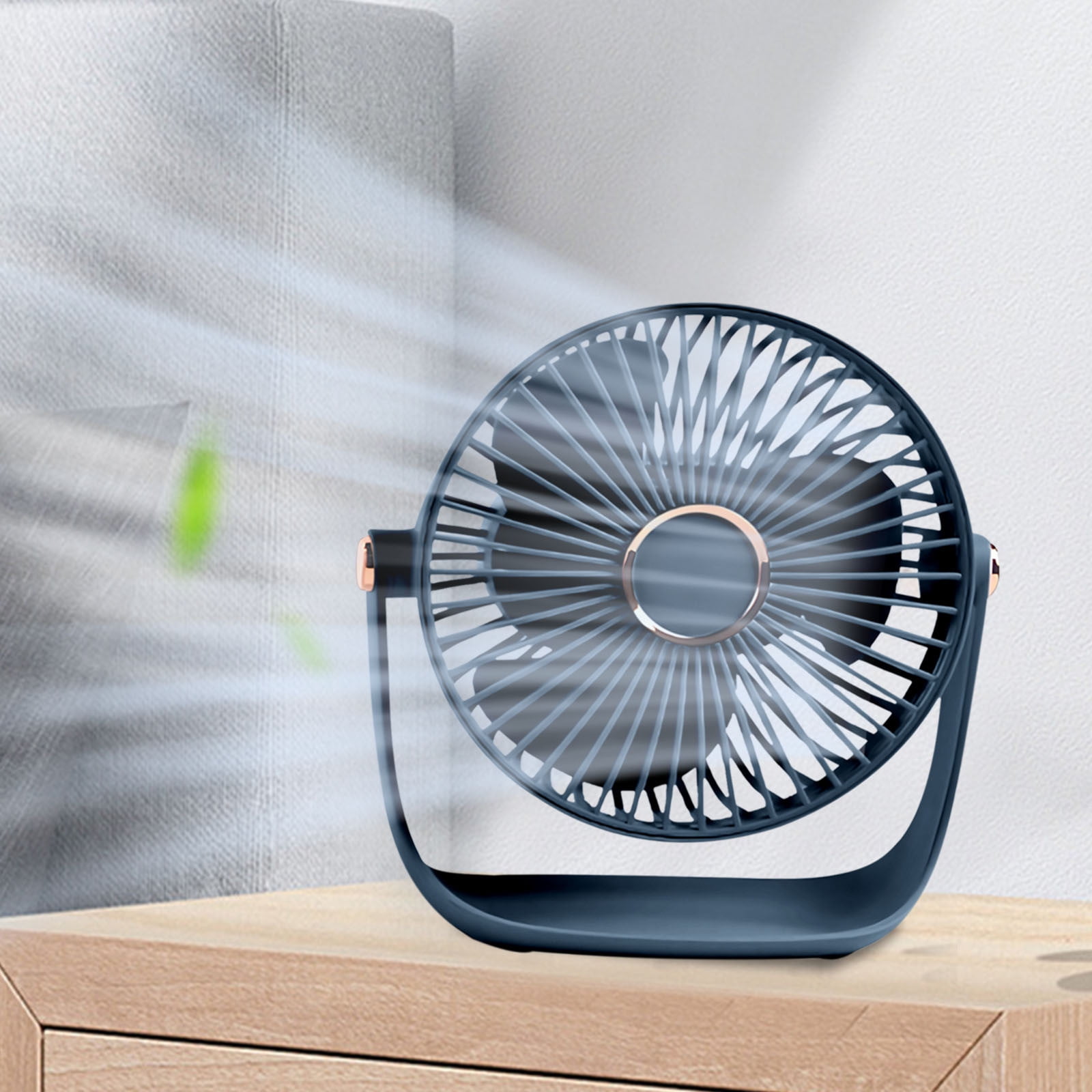 Needhep Handheld Mini Fan,Socket Fan for Bedroom, Small Table Top Fan ...