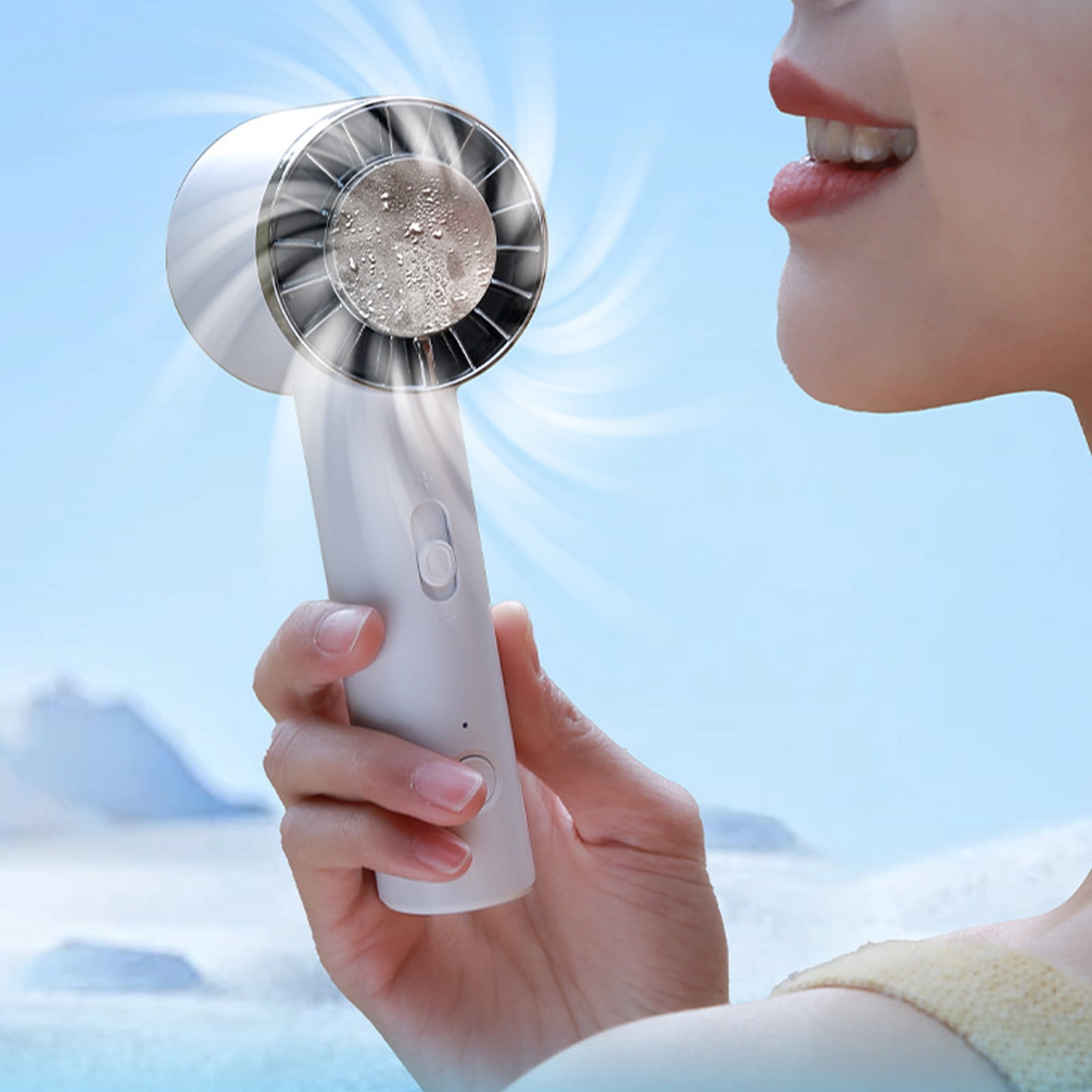 Needhep Mini Hand Held Fan Usb Power 2024 New Desktop Fan, Smart Air ...