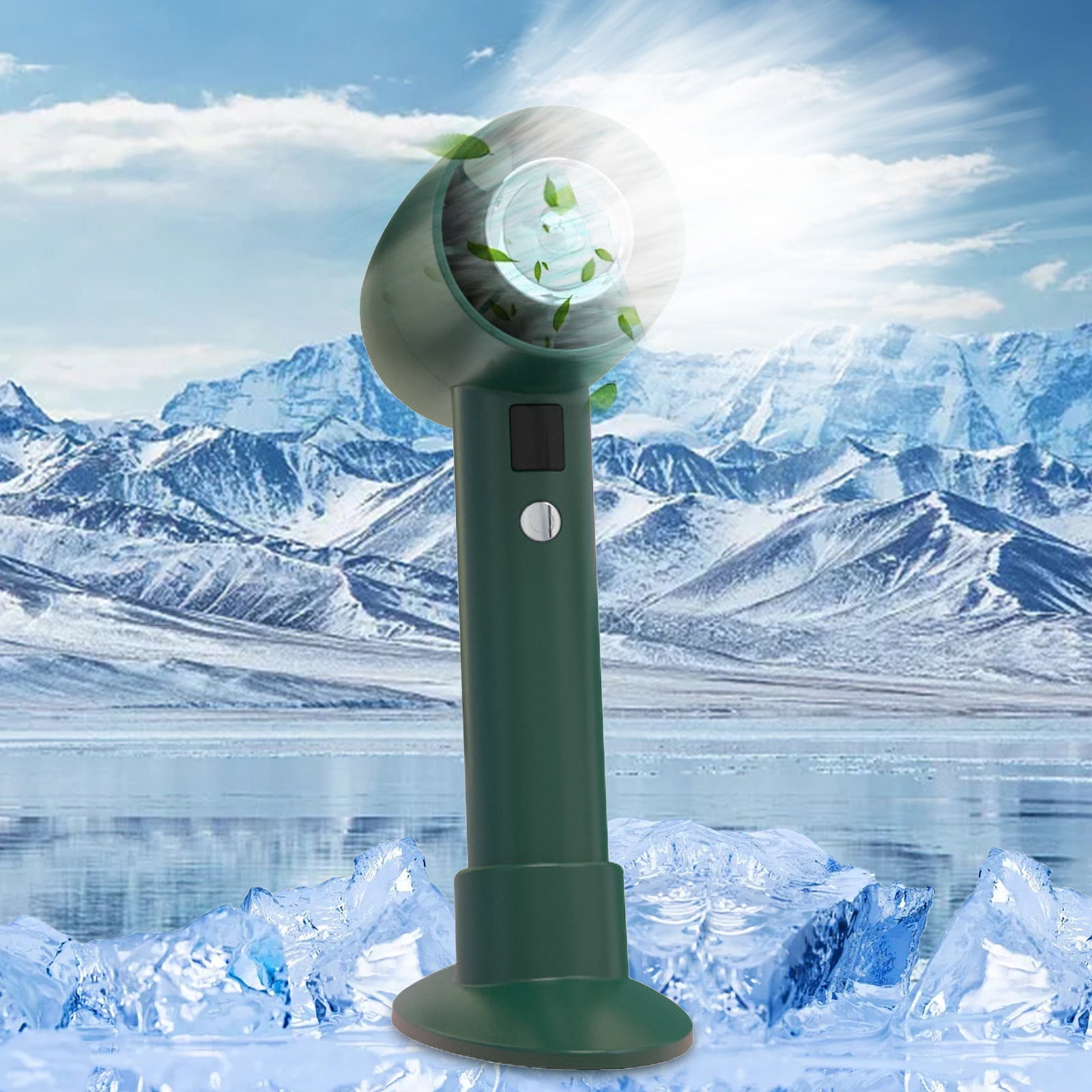 Needhep Remote Control Standing Bladeless Floor Fans,Battery Operated ...