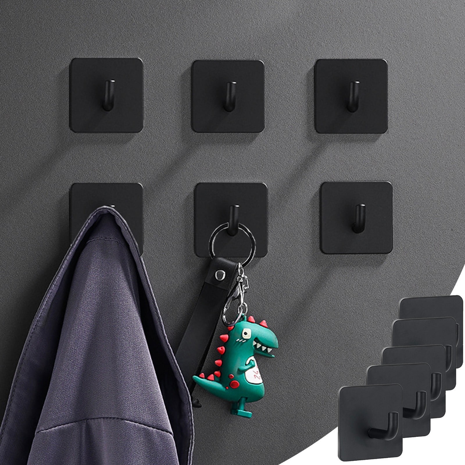 Needhep Small Wire Toggle Hooks Multiple Uses No Tools Wall Hooks For ...