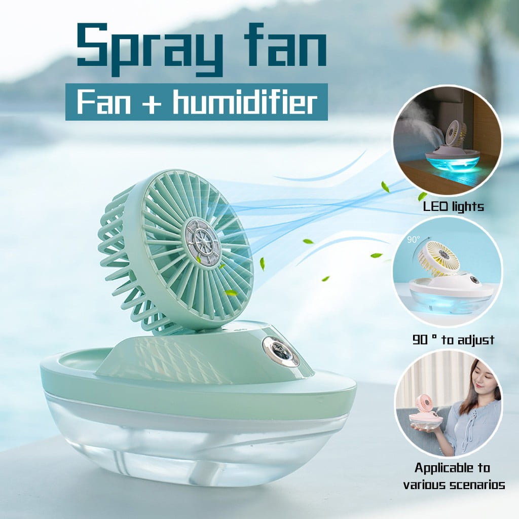 Needhep Smart Usb Rechargeable Personal Fan Portable Charging Desktop ...