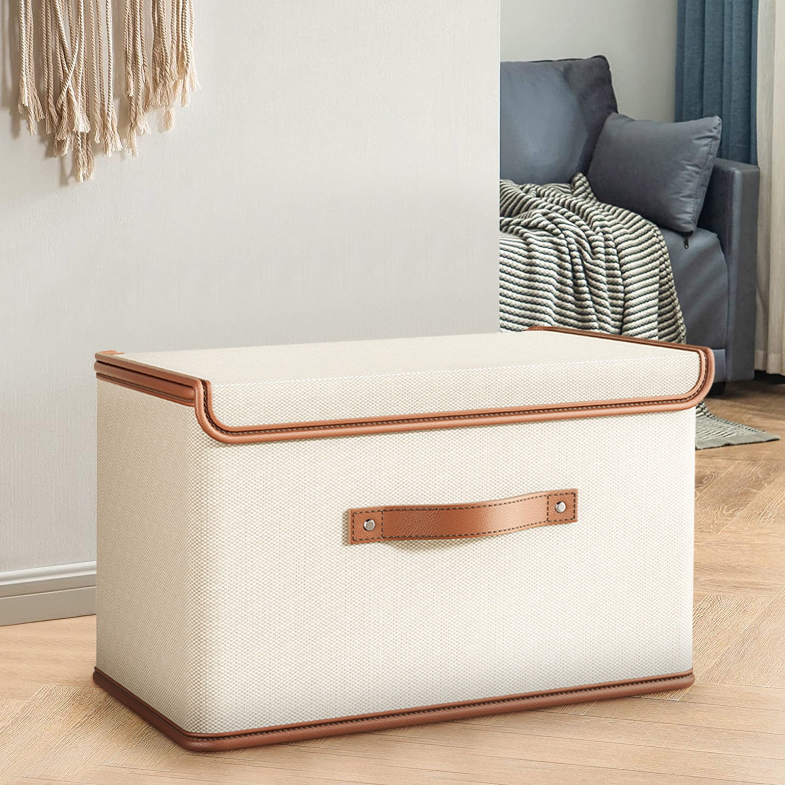 Needhep Stackable Plastic Storage Bin With Latching Lid 2024 New Clear ...