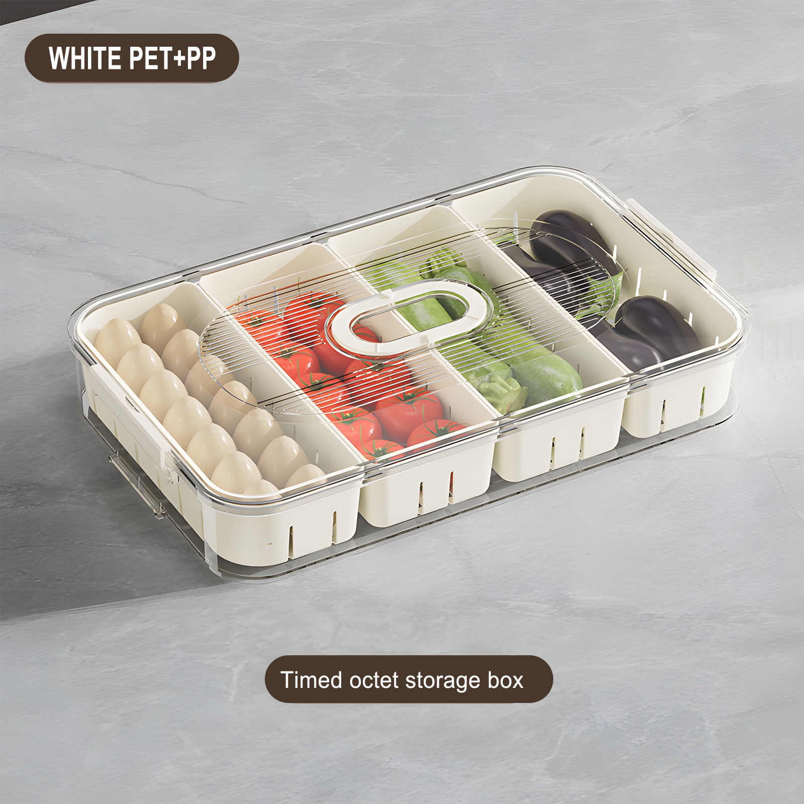 Needhep Stackable Plastic Storage Bin With Latching Lid New Upgrade ...