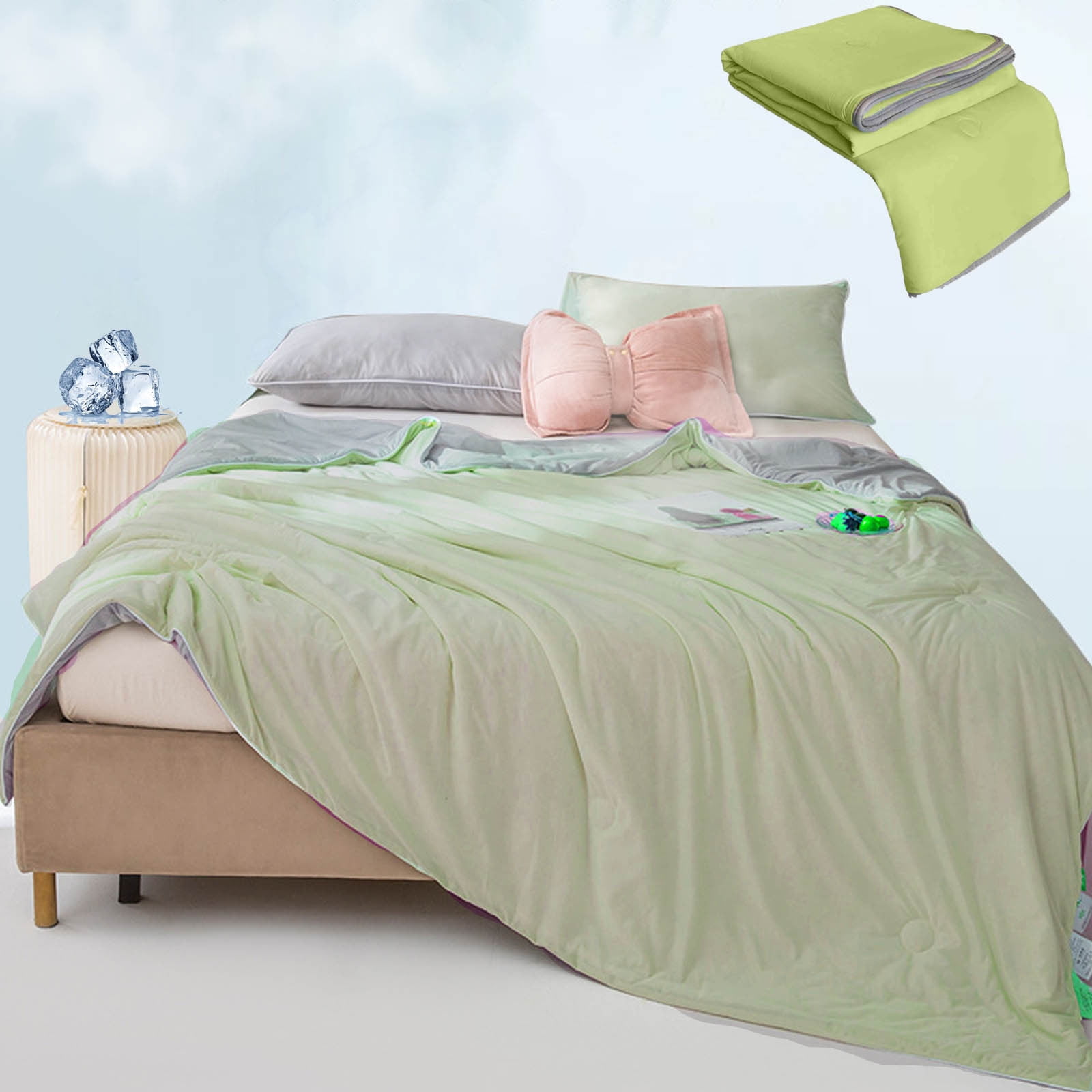 Needhep Travel Lightweight Bed Blanke Lightweight Queen Blankets For ...