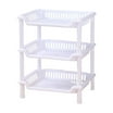 Mintra Home Light Duty Plastic Storage Racks (Rectangular Rack, Grey ...