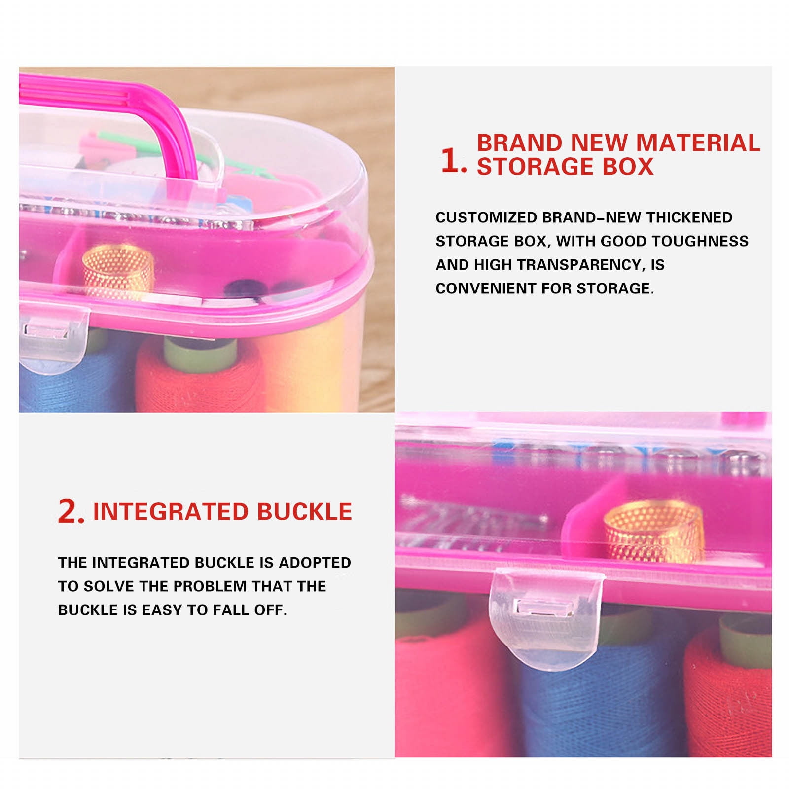 Needle And Thread Box Set Hand Sewn Small Needle And Thread Packaging Materials Thread Box For ...