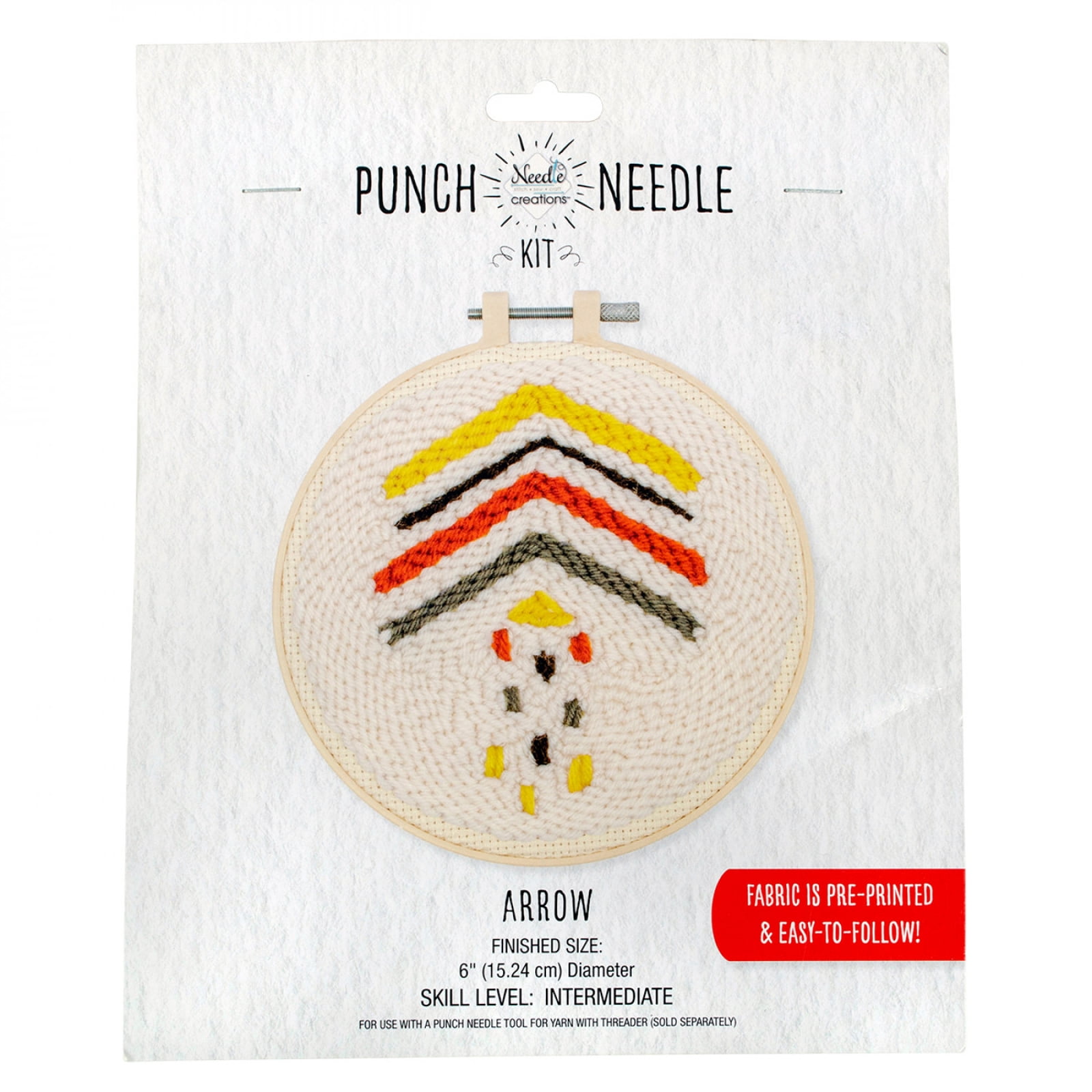 Needle Creations Arrow 6 Inch Punch Needle Kit - Walmart.com