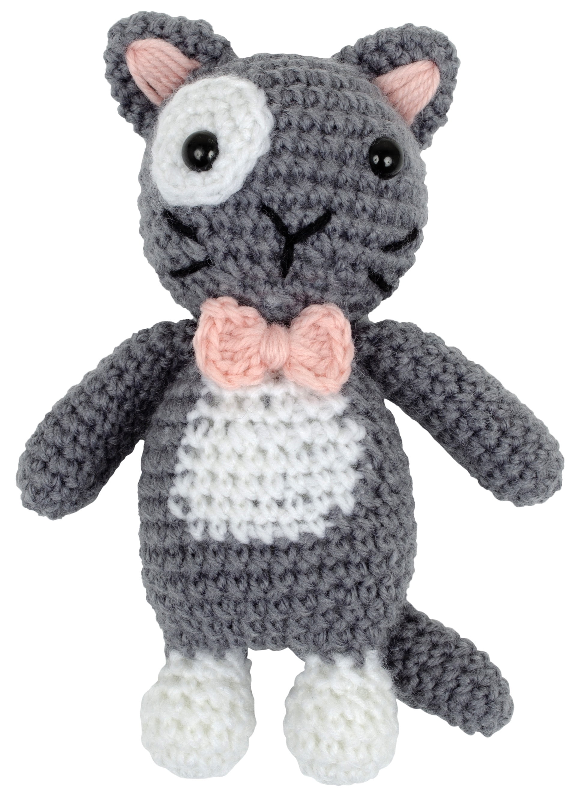 Needle Creations Crochet Kit Gray Cat, Gray 1 Piece - Walmart.com