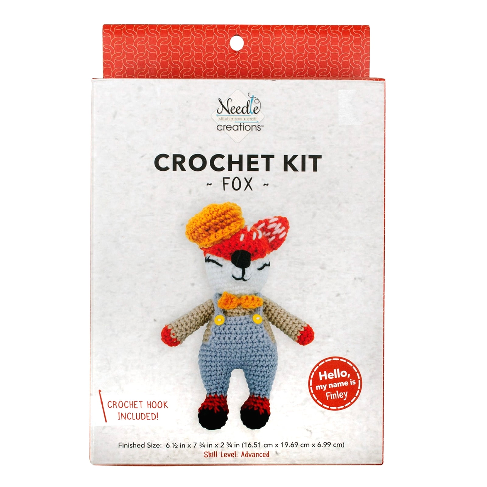 Needle Creations Finley Fox Crochet Kit - Walmart.com