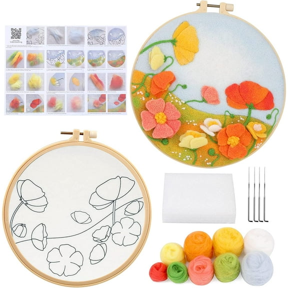 Bead Embroidery Kit for Beginners, DIY Craft Art Project Supplies with ...