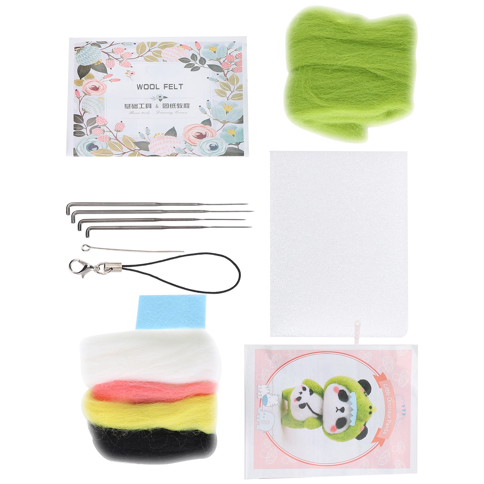 Needle Felting Kit Wool Felting Supplies Animal Plush Doll Toy DIY ...