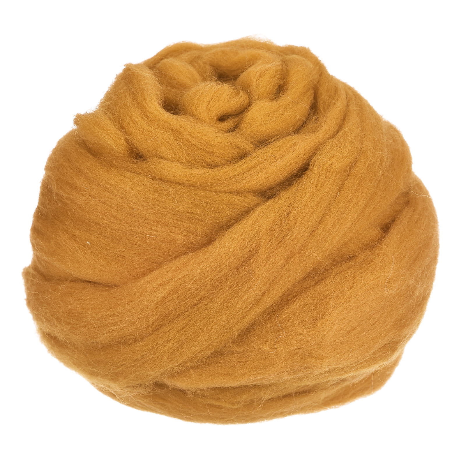 Needle Felting Wool, 3.5Oz Nature Fibre Wool Yarn Roving for Wet ...