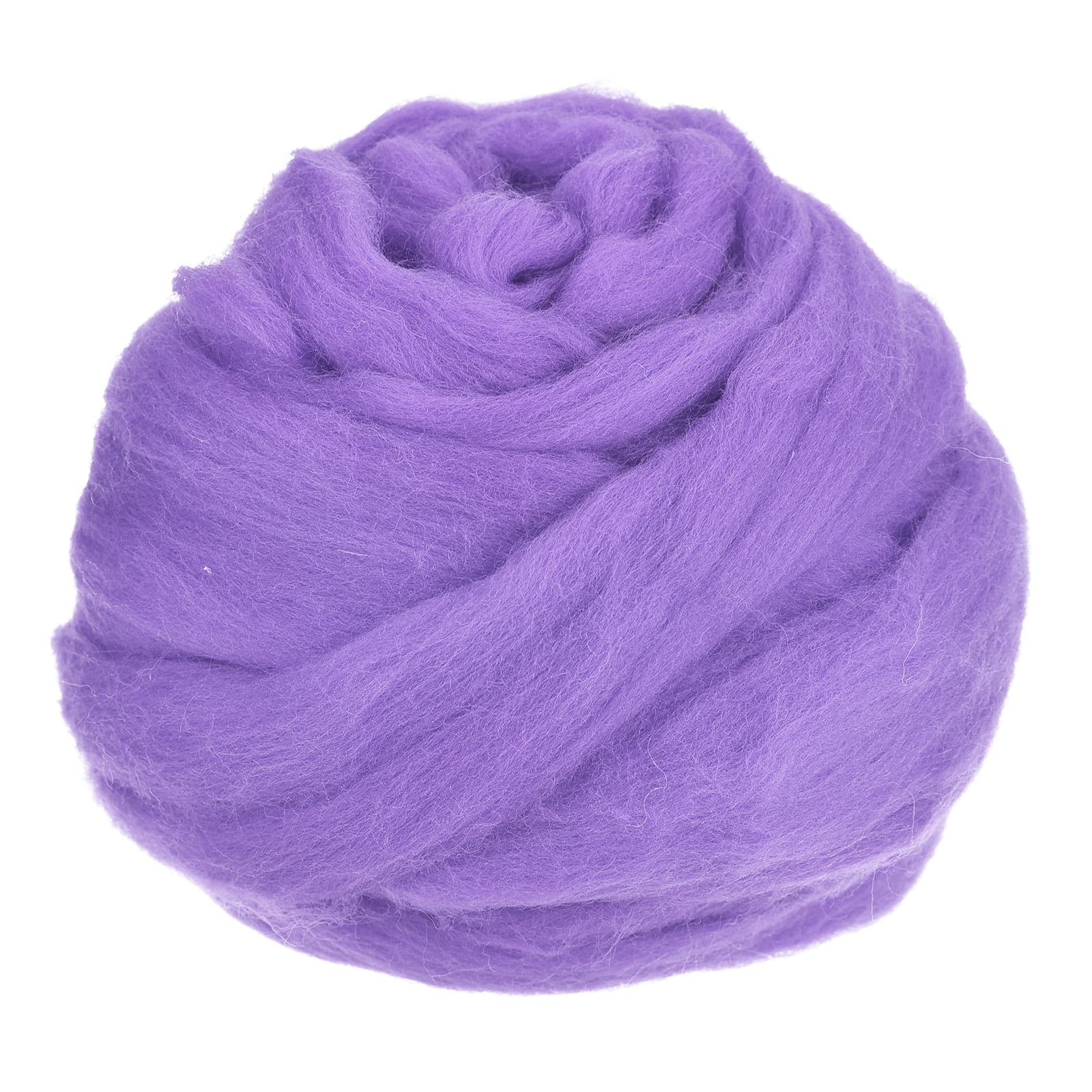 Needle Felting Wool, 3.5Oz Nature Fibre Wool Yarn Roving for Wet ...