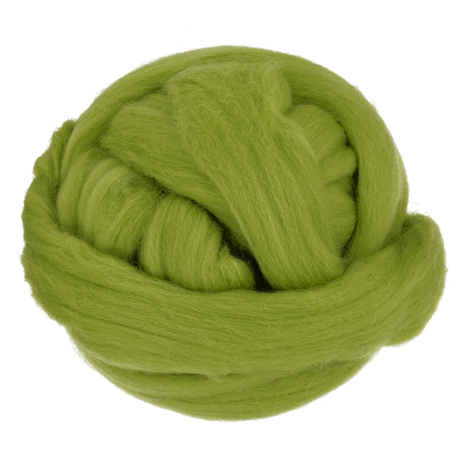 Needle Felting Wool, 3.5Oz Nature Fibre Wool Yarn Roving for Wet ...