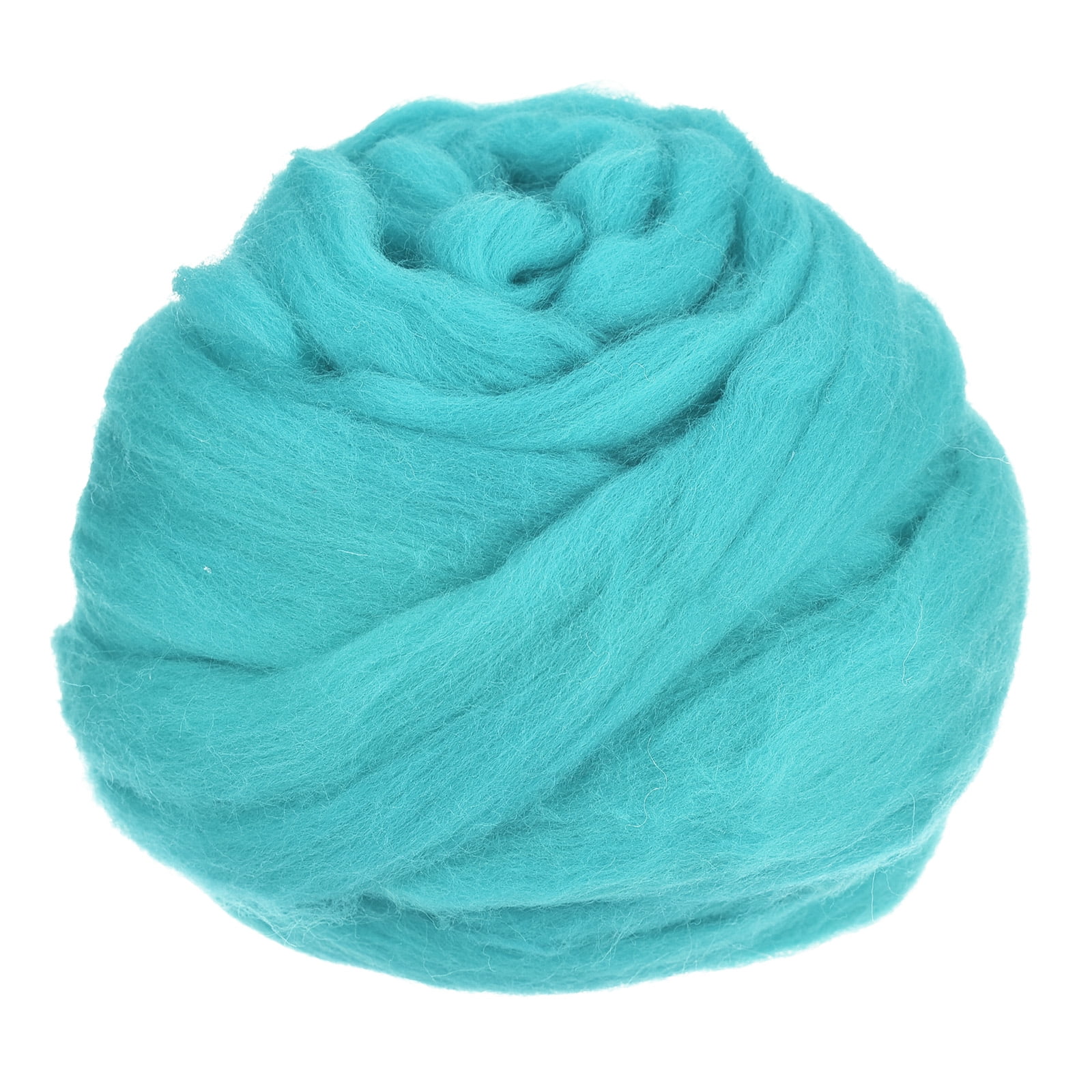 Needle Felting Wool, 8.5Oz Nature Fibre Wool Yarn Roving for Wet ...