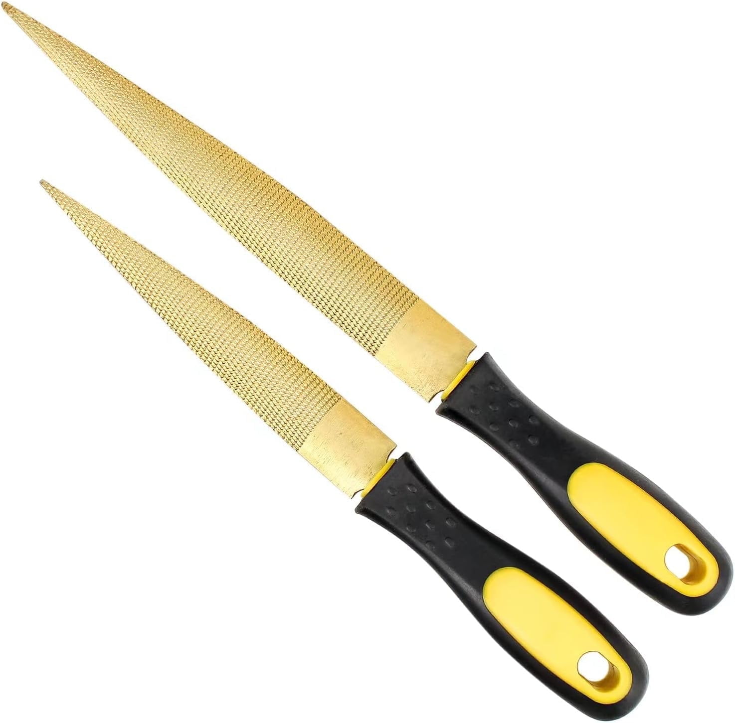 Needle File Set Wood Files for Wood Working Files Tools Golden Tapered ...