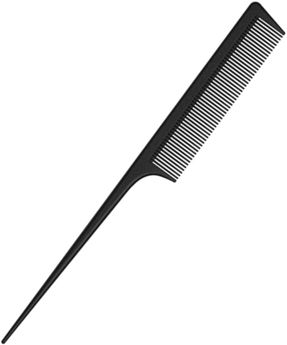 Needle Handle Comb Carbon Comb, Break-Proof Antistatic For Hair & Beard ...