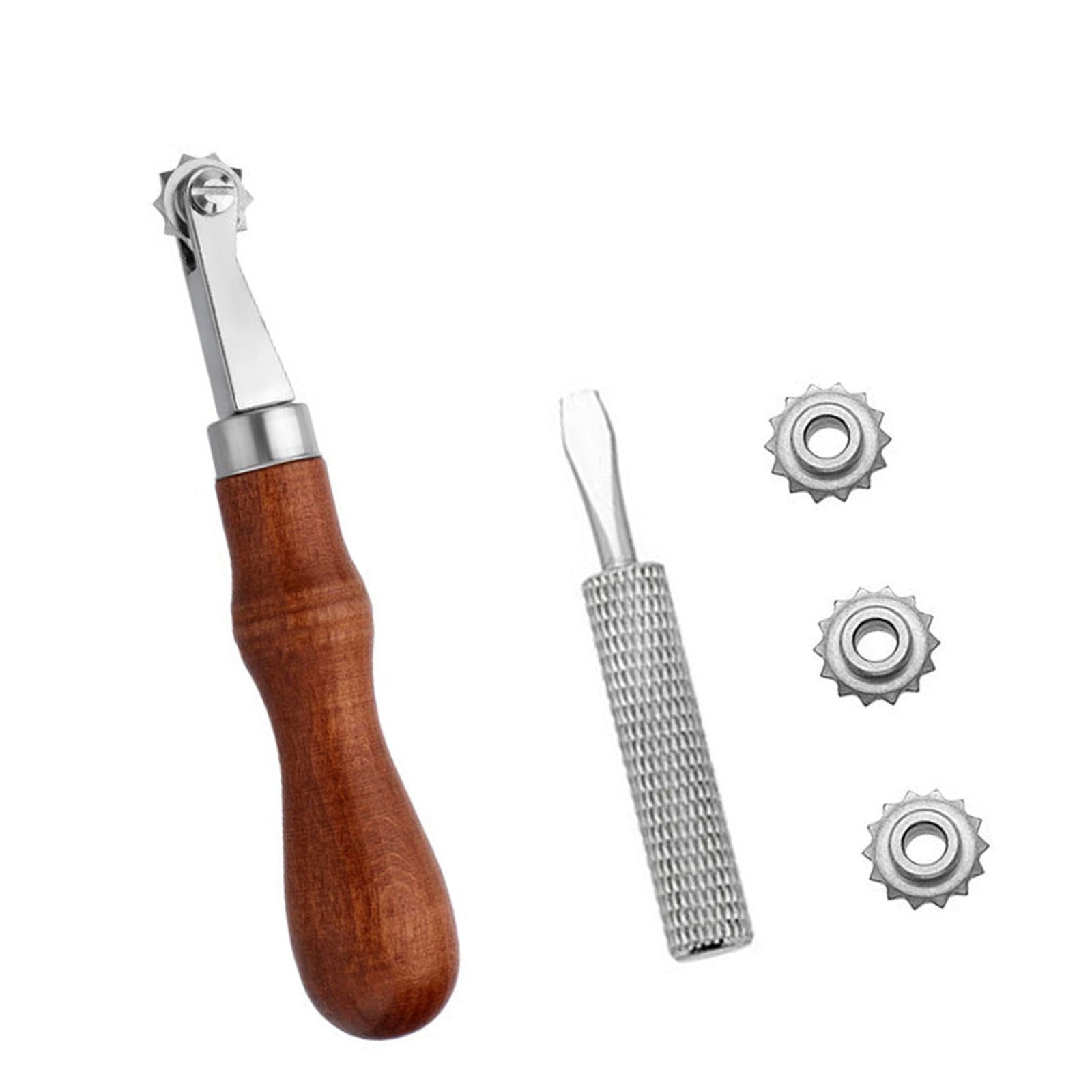 Needle Point Tracing Wheel with 3 Replaceable Tracing Wheel Leather ...