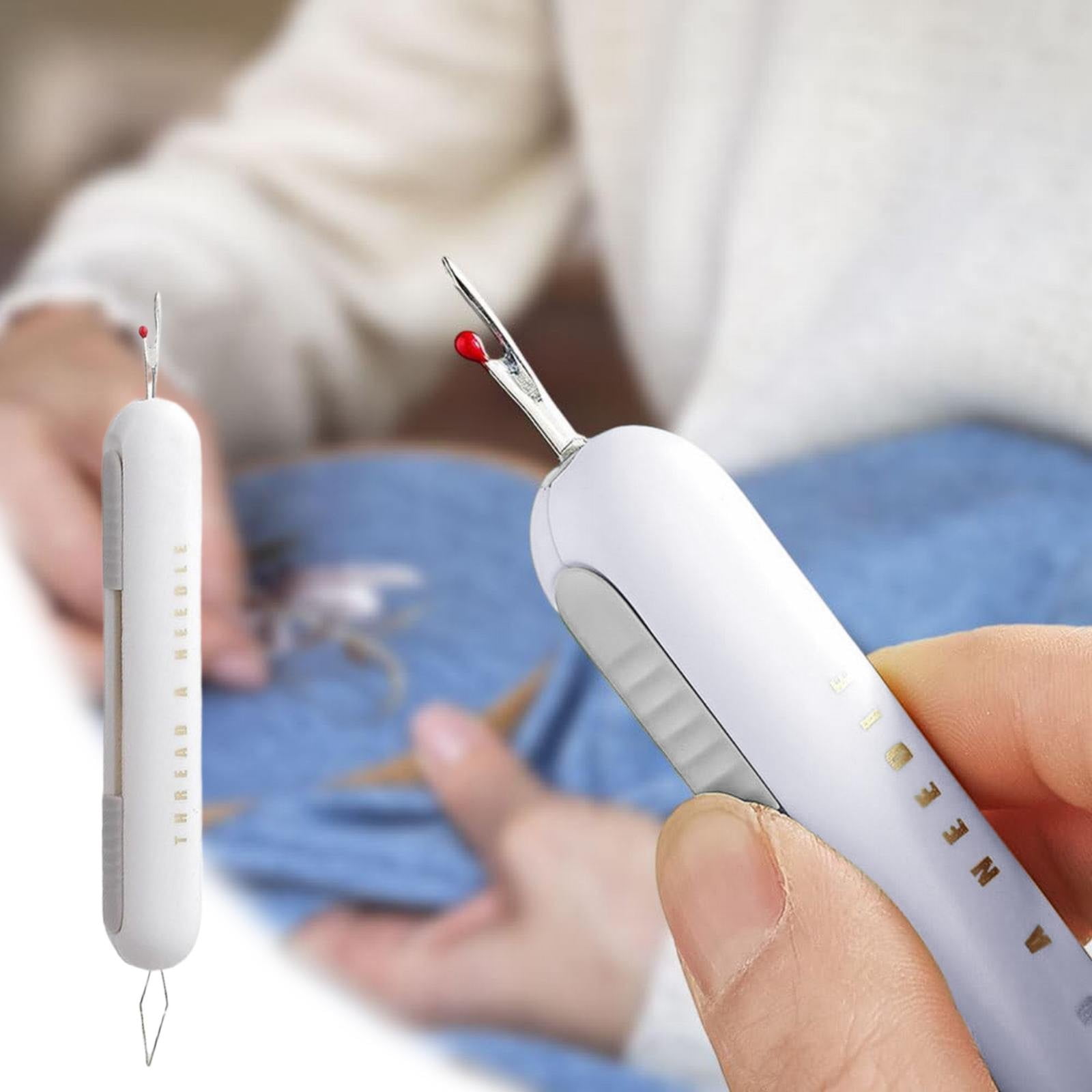 Needle Threader Gray, 2 in 1 Needle Threader Seam 2025 New, Home and ...