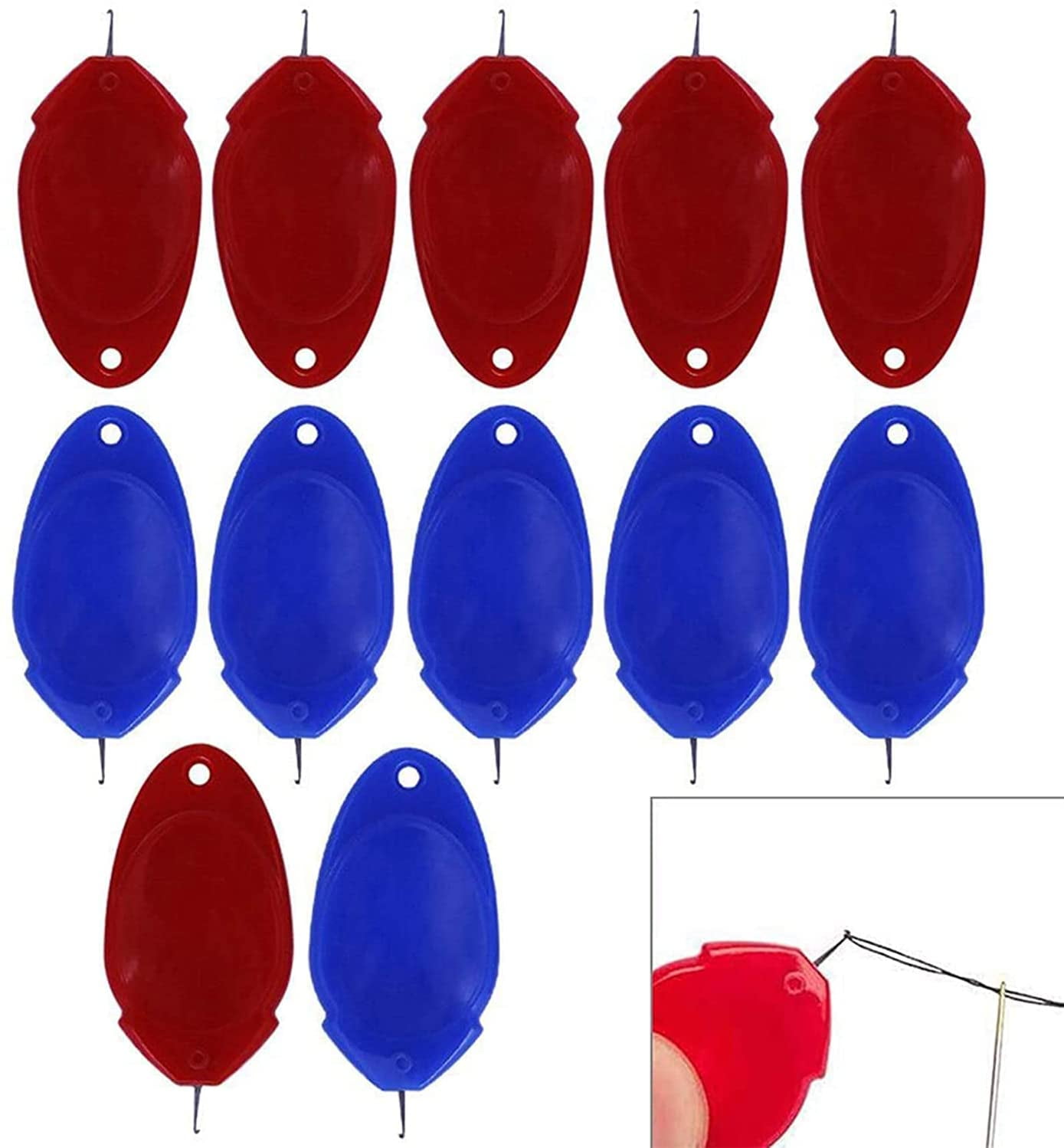 Needle Threader for Hand Machine Sewing Crafting - Simple Stitch Thread ...