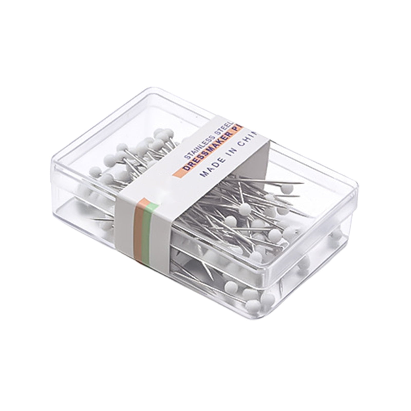 Needle and Thread Kit - 100pcs Colorful Sewing Pins Set for DIY ...