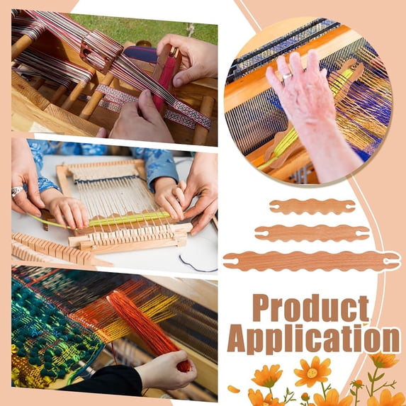 Needle and Thread Kit Family for DIY Home Projects - Wooden Weaving ...