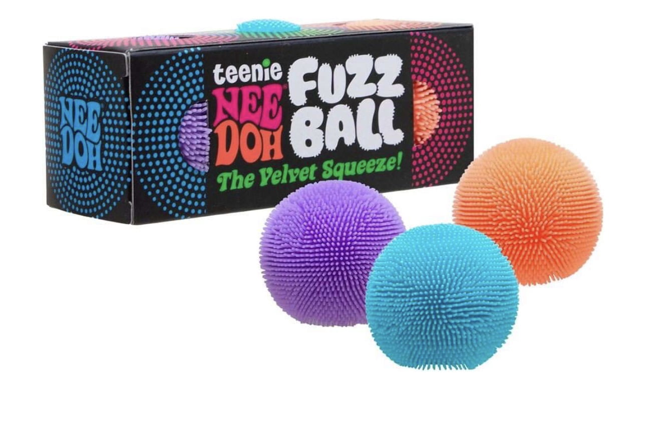 Needoh teenie fuzz ball stress relief ball - 3 pack - Walmart.com