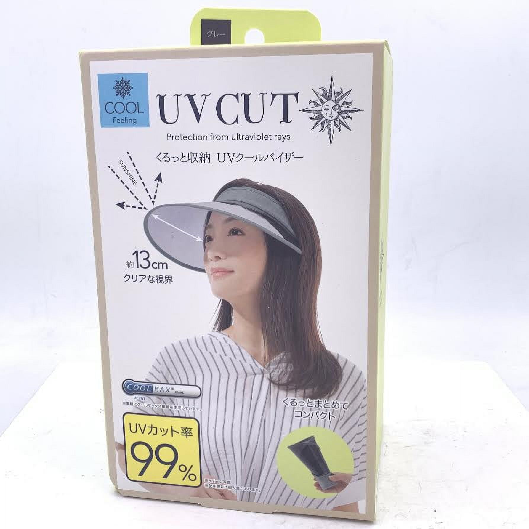 Needs UV Cut Protection From Ultraviolet Rays Hat 13cm (Grey) - Walmart.com
