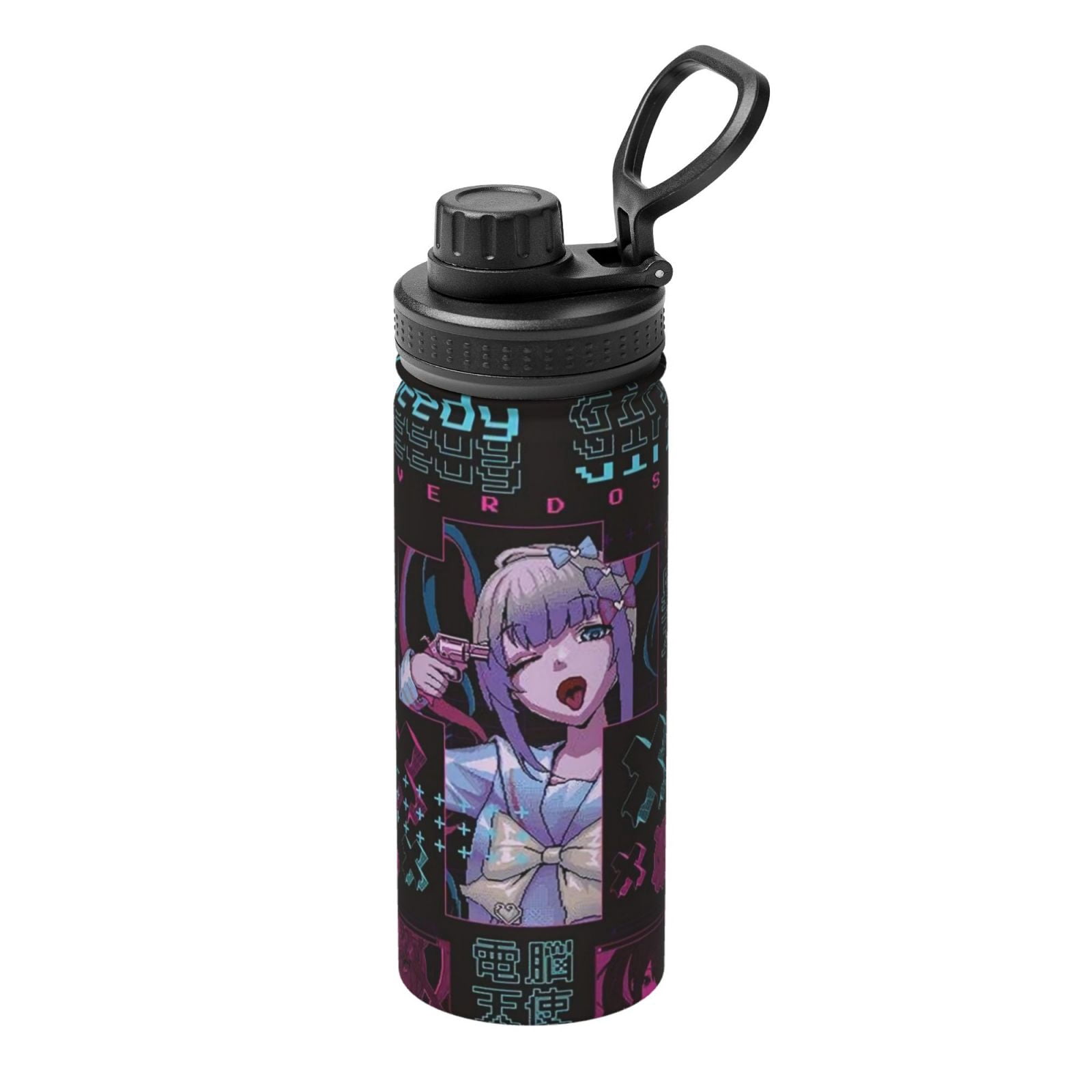 Needy Streamer Overload Sports Insulated Water Bottle Stainless Steel ...