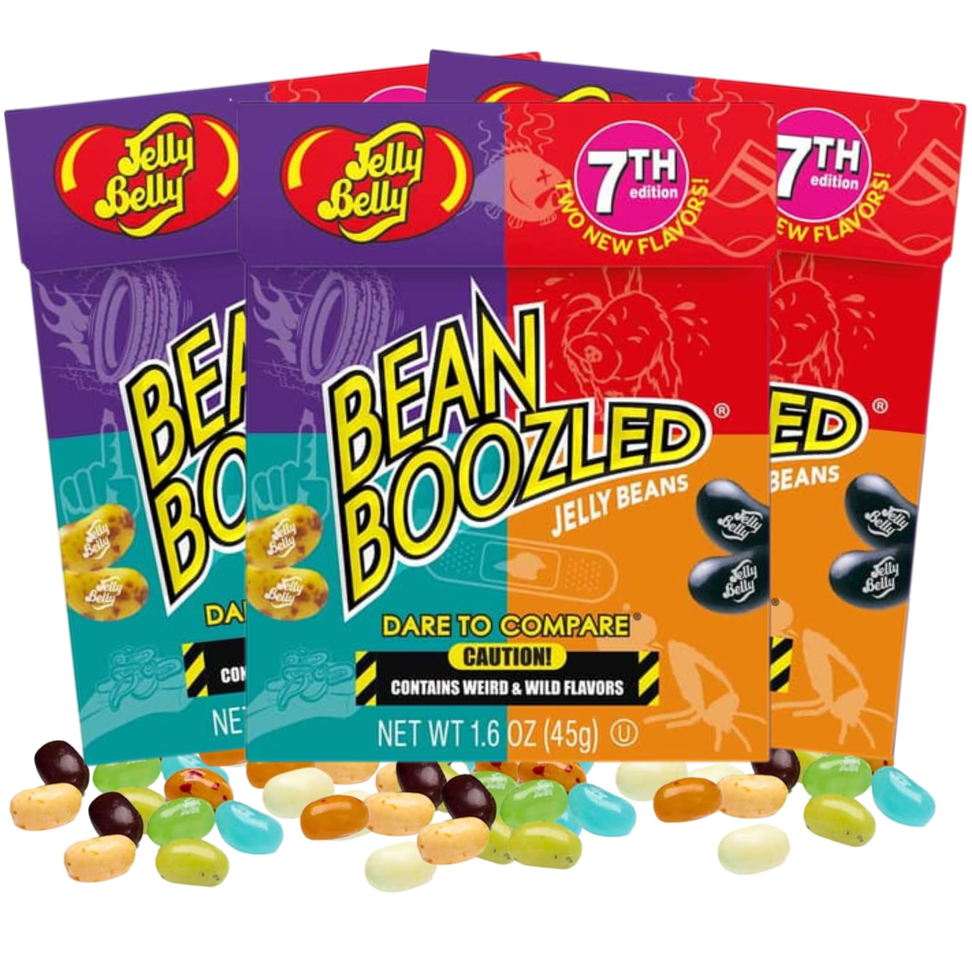 Jelly Belly, BeanBoozled Challenge Game, BDF32, 7th Edition, 3pk ...
