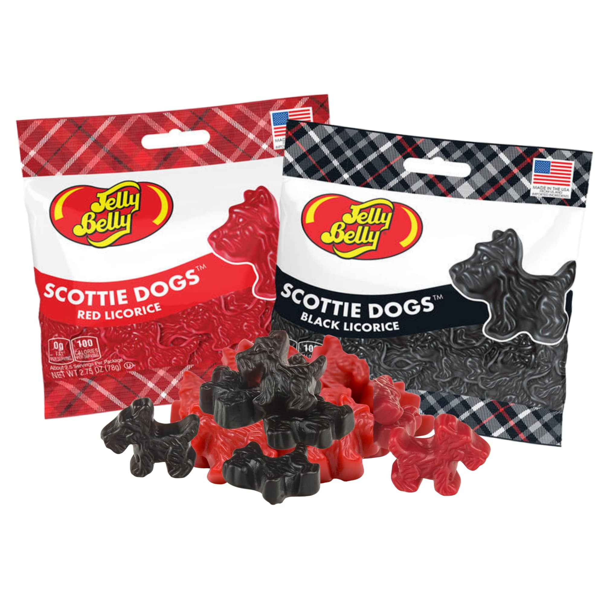Needzo Red and Black Licorice Scottie BSL1 Dogs, Gluten Free Vegetarian ...