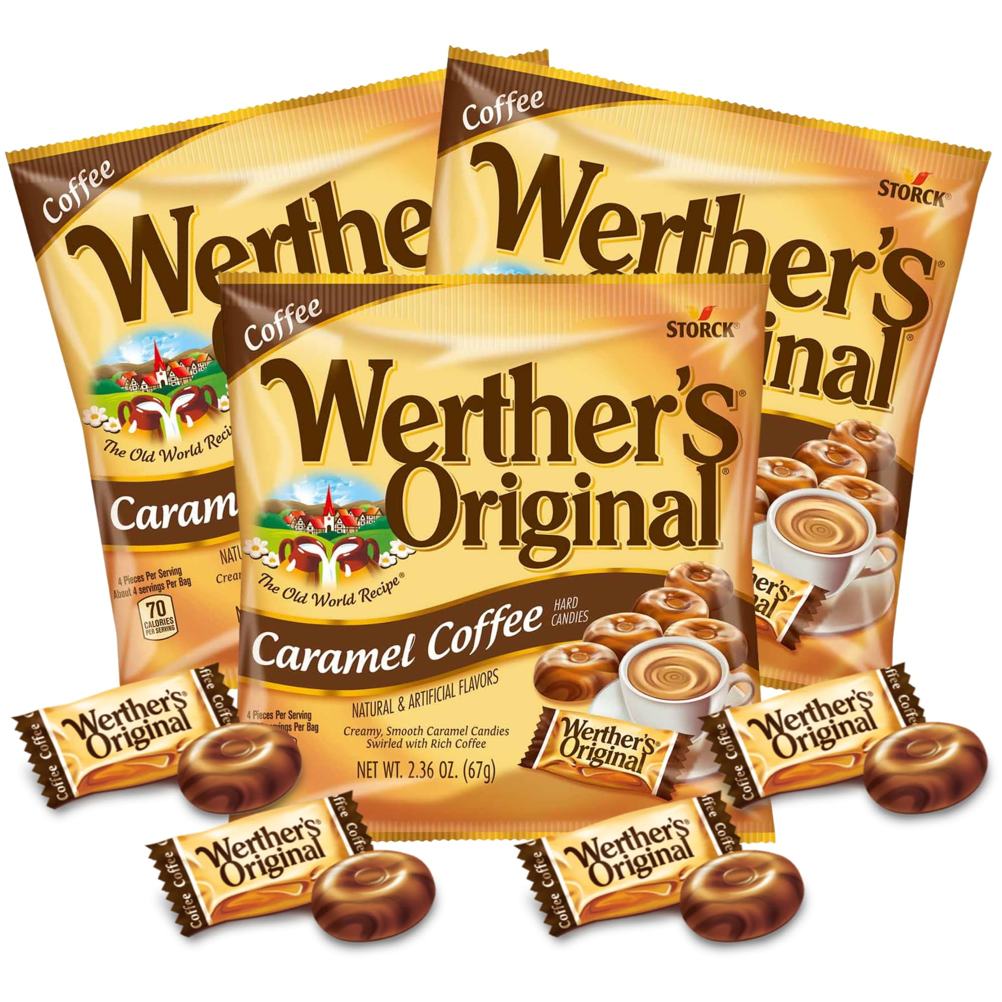 Needzo Werther's Original Caramel BCF26 Coffee Hard Candies ...