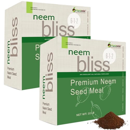 Neem Bliss (20lbs) - Organic Neem Meal Fertilizer for Plants - OMRI ...