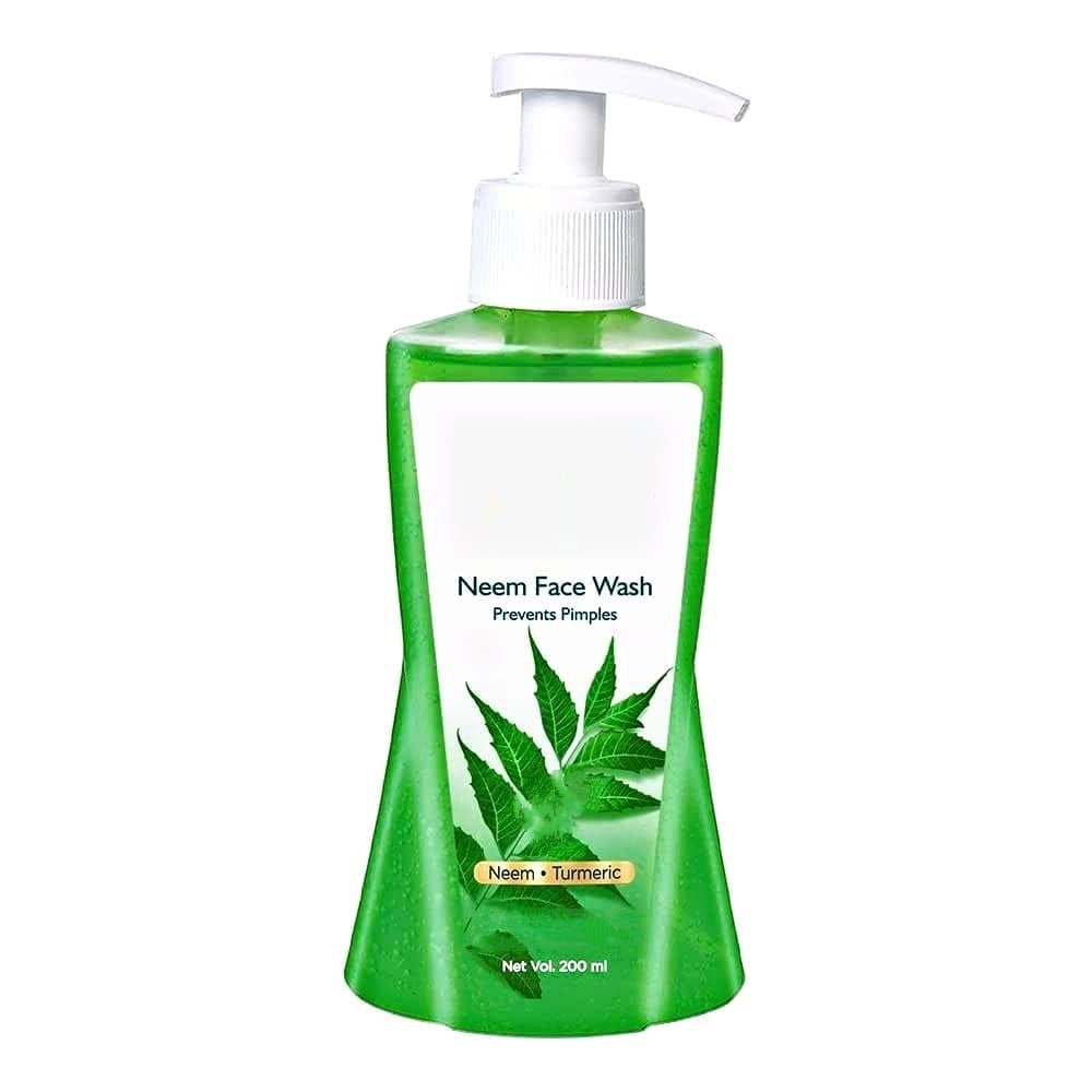 Neem Face Wash Removes Pimples Dark Spots Dirt Refresh Glowing ...