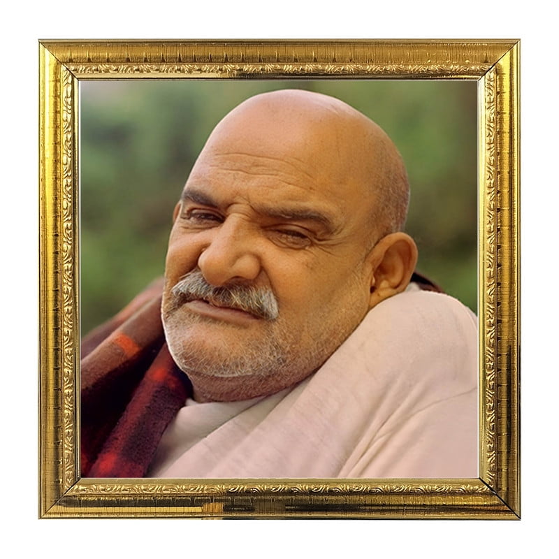 Neem Karoli Baba God Idol Photo Frame for Pooja Hindu Bhagwan Devi ...