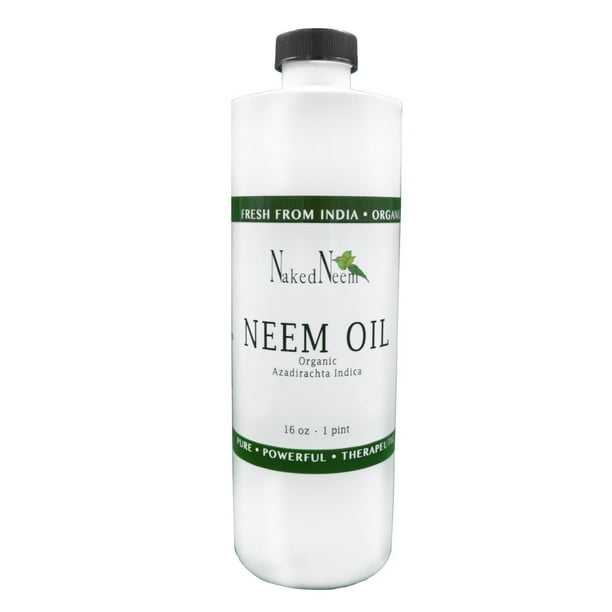 Neem Oil - 100% Pure, Cold Pressed Neem Oil 16 Ounce - Walmart.com