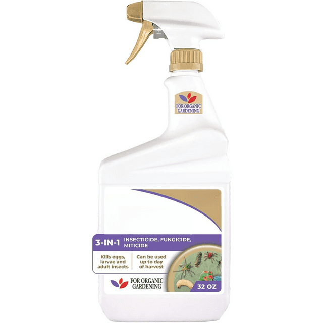 Neem Oil, 32 oz Ready-to-Use Spray, Multi-Purpose Fungicide ...