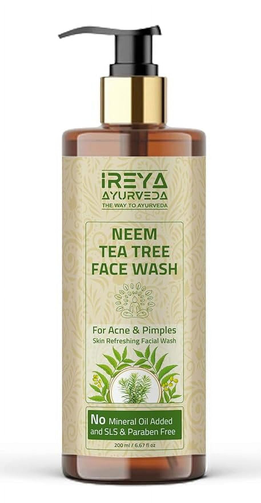 Neem Tea Tree Face Wash (6.76oz) Made With Neem Extract & Tea Tree oil ...