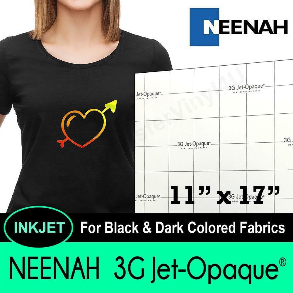 Neenah 3G JET-OPAQUE Digital Transfer Paper 11"x17" FREE SHIPPING ...