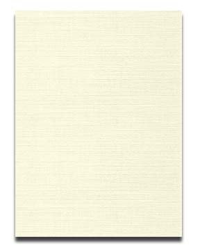 Neenah Classic Linen 8.5 x 11 Classic Natural White Paper 70lb Text 500 ...