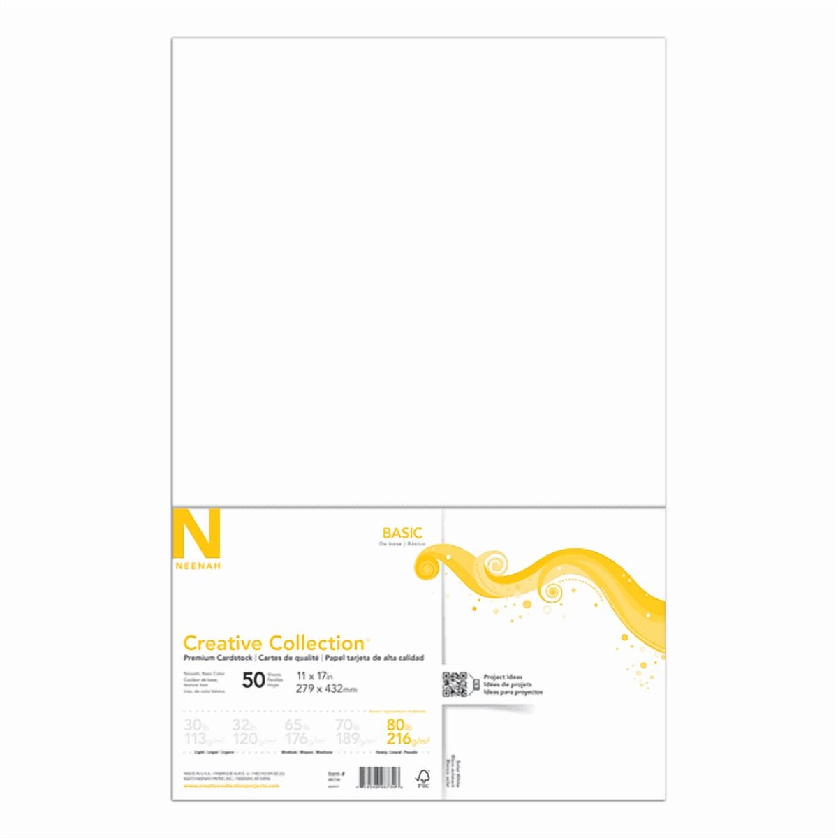 Neenah® Creative Collection™ Paper, 80 Lb, Ledger Size (11" x 17"), FSC ...
