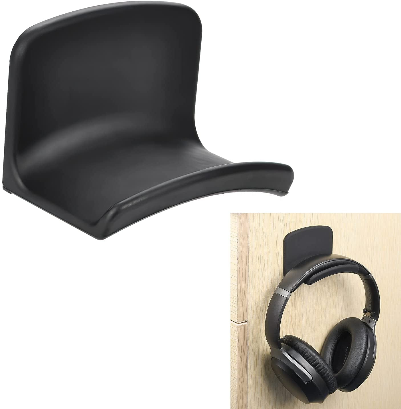 Neetto Headphone Hanger Holder Wall Mount, Headset Hook Under Desk ...