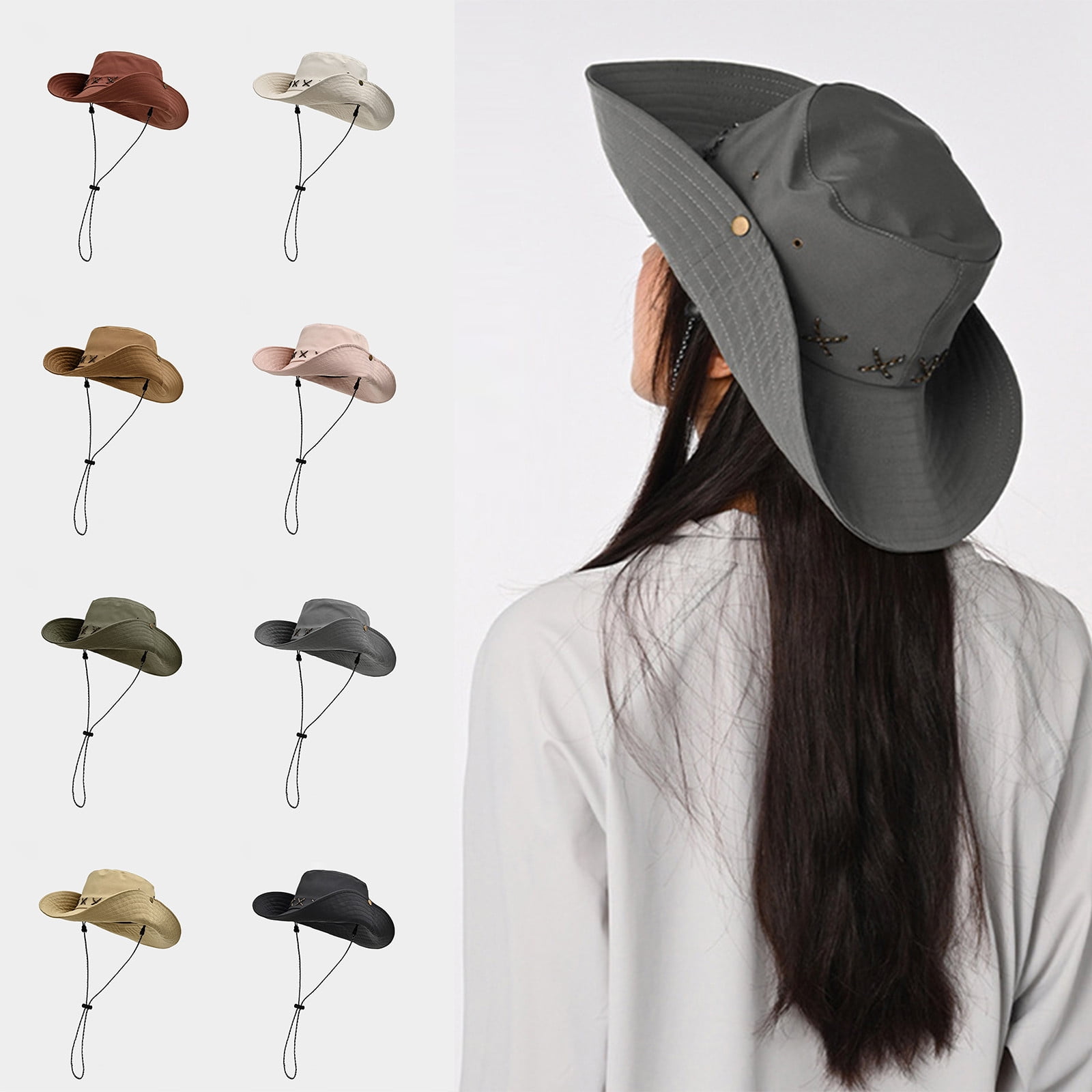 Neewe Sun Hats for Women and Men Gardening Hat Wide Brim Beach Sun ...
