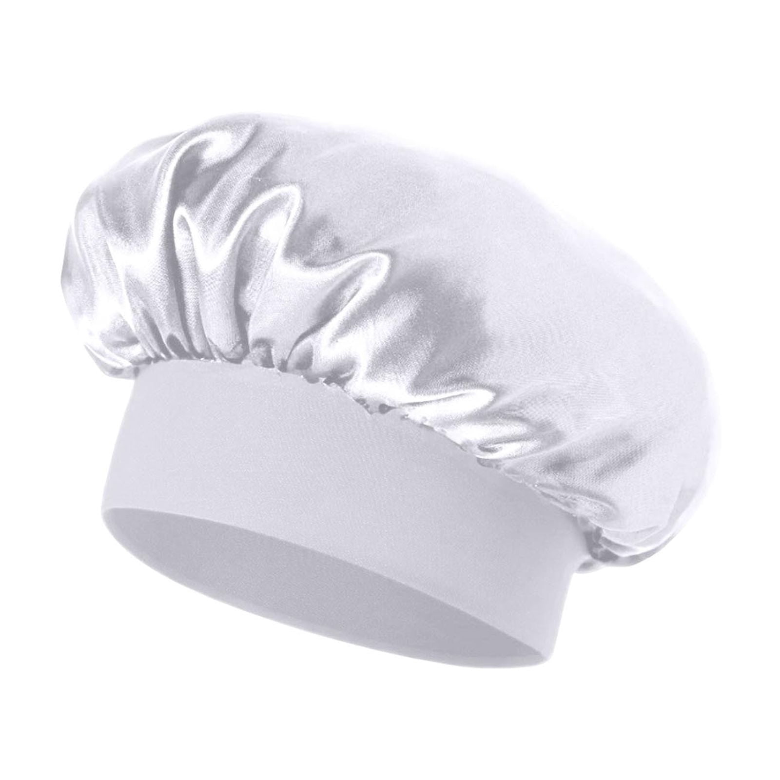 Neewe Women's Plain Wide Elastic Head Wrap Shower Cap Sleeping Cap Free ...