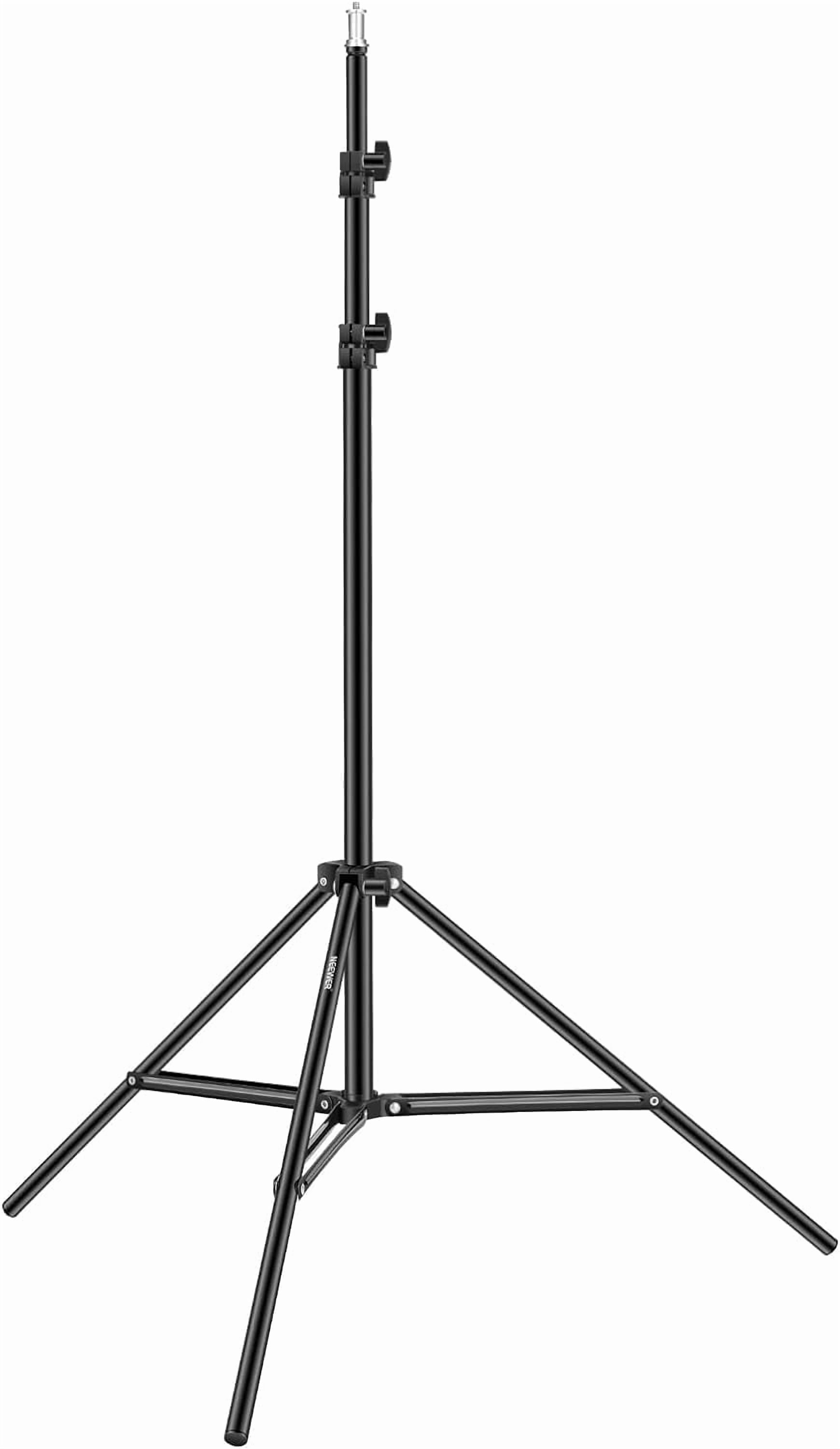 Neewer Metal Light Stand - 3-6.6ft Adjustable, 17.6lb Load for ...