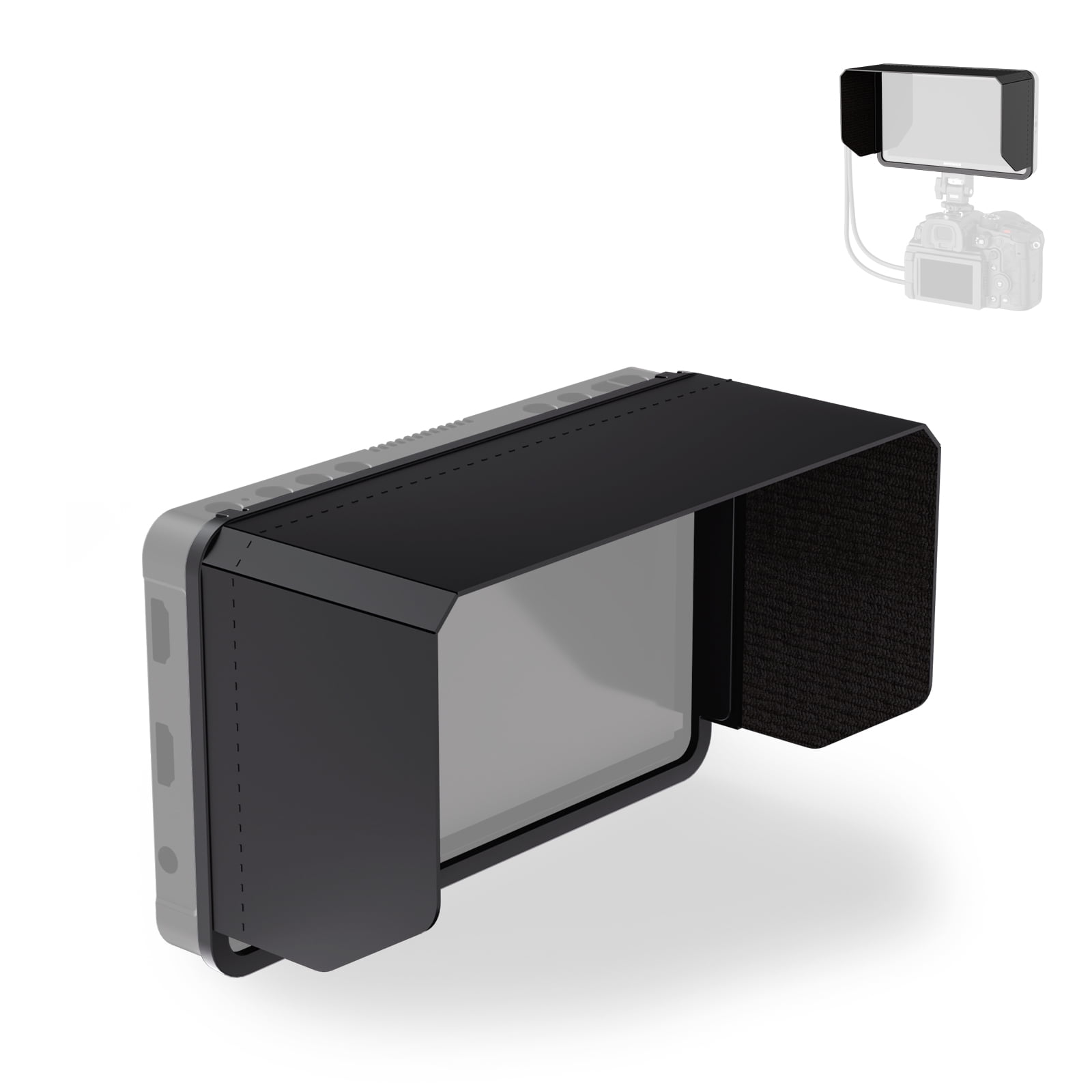 Neewer MA007 Sunshade Hood for F700 Field Monitor - 3-Side Anti-Glare ...